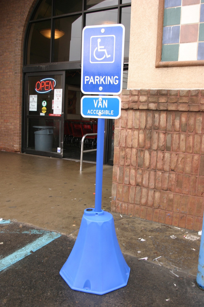 Octagon Sign Base | Sign Pole Base | Stand for Sign