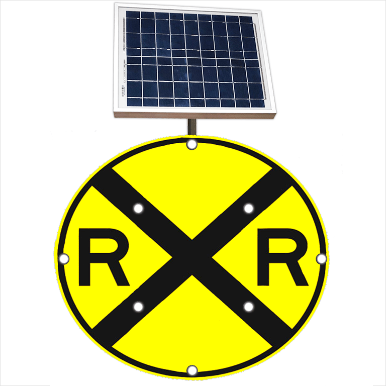 LED W10-1 Railroad Advance Sign | Dornbos Sign & Safety, Inc.