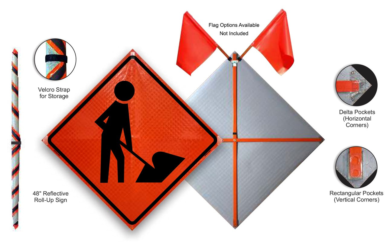 LEFT LANE CLOSED AHEAD (W20-5)