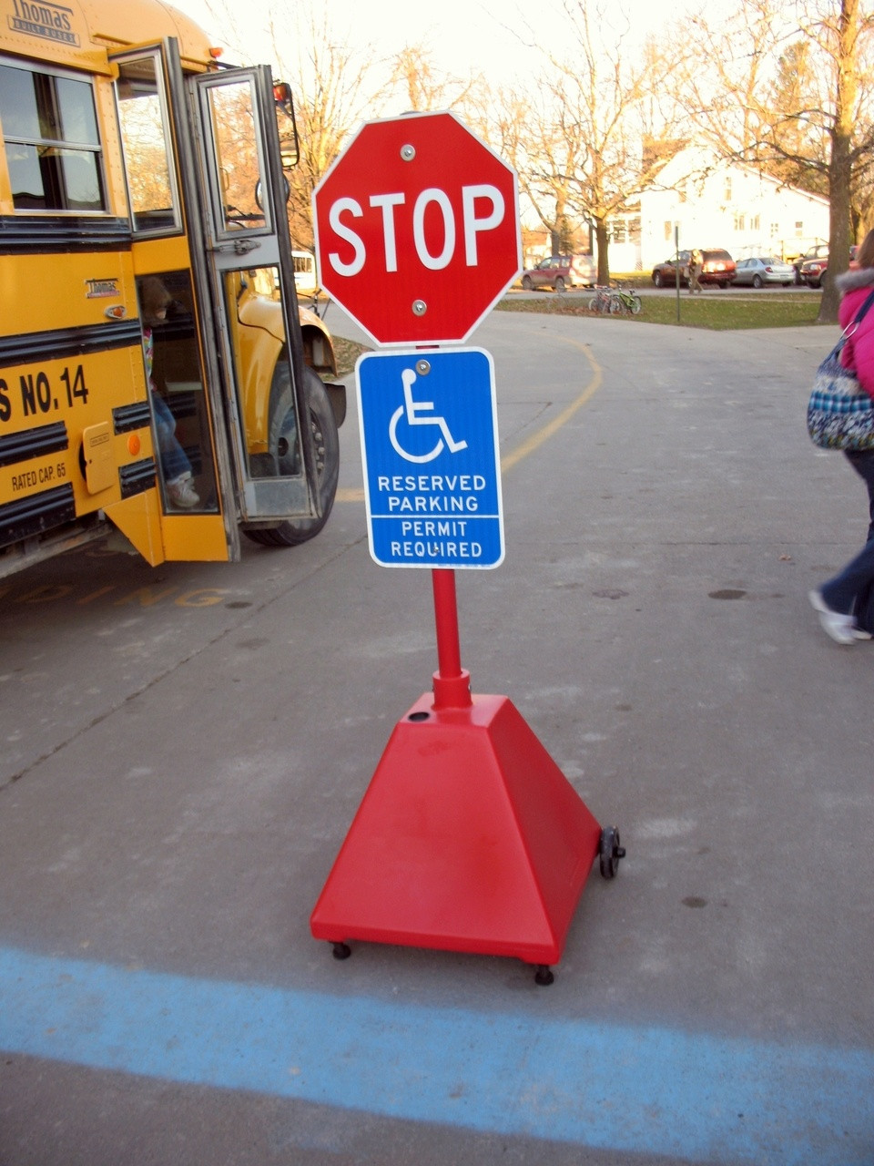 Pyramid Sign Base from Dornbos Sign & Safety Inc.