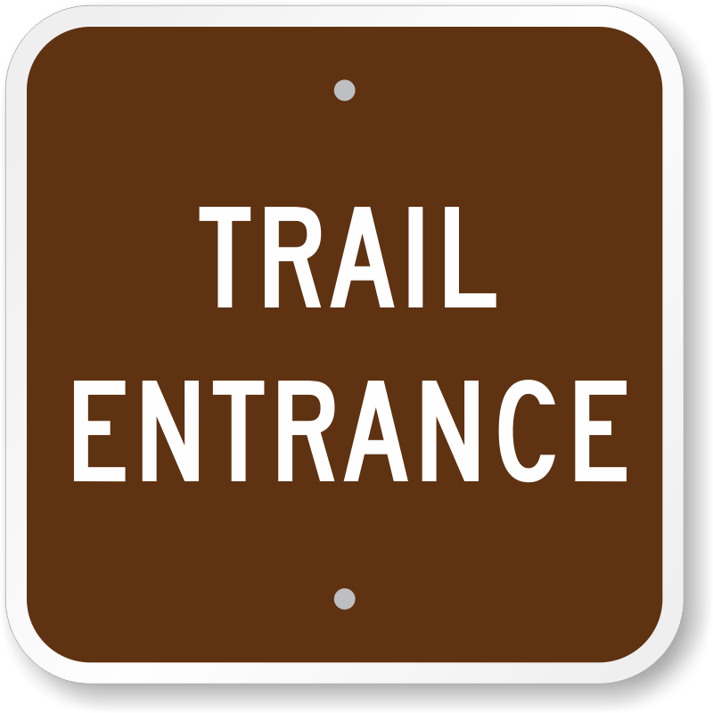 Trail Entrance Sign by Dornbos Sign & Safety, Inc.