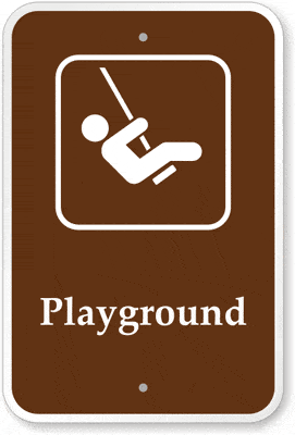 Playground Sign | Sign for Playground | Dornbos Sign and Safety