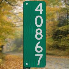Improve Your Safety with 911 Reflective Address Signs - Dornbos Sign ...