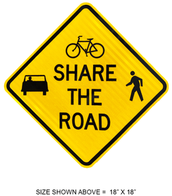 Share The Road - 1 - Dornbos Sign & Safety Inc.