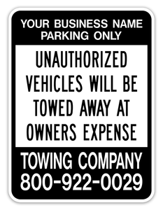 Custom Towing Signs | Dornbos Sign & Safety