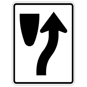 R4-7P Keep Right Sign - Dornbos Sign & Safety Inc.