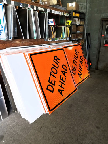 Rigid - Lightweight - Reflective - Temporary Workzone Signs from ...