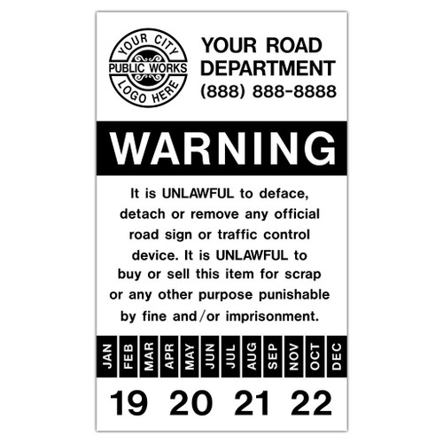 Sign Date Stickers | Dornbos Sign & Safety, Inc.