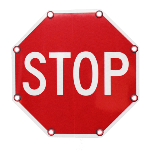 LED Stop Sign | Flashing LED Stop Sign | Dornbos Sign and Safety