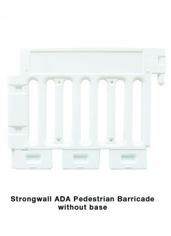 ADA Pedestrian Barricade Safety Wall from Dornbos Sign & Safety Inc.
