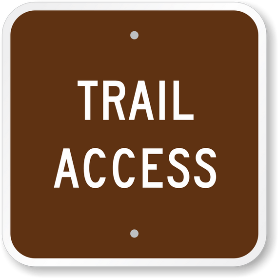 Trail Access Sign | Park Signs for Sale