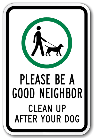 Pet Waste Signs by Dornbos Sign & Safety Inc.