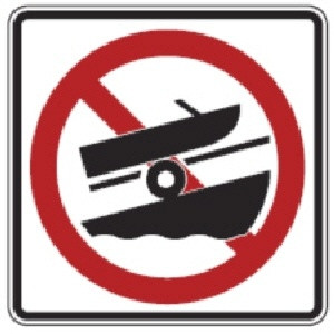 No Boat Launch Symbol
