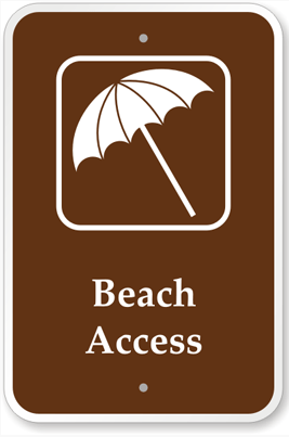 Beach Access Sign | Dornbos Sign & Safety, Inc.