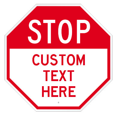 Custom Stop Sign | Dornbos Sign & Safety, Inc.