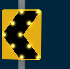 Chevron Sign Alert Dynamic Curve Warning System - Dornbos Sign & Safety ...