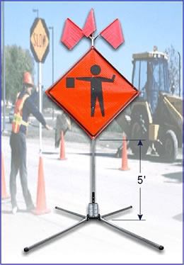 The Best Stand for Roll-Up Signs - Dornbos Sign & Safety Inc.