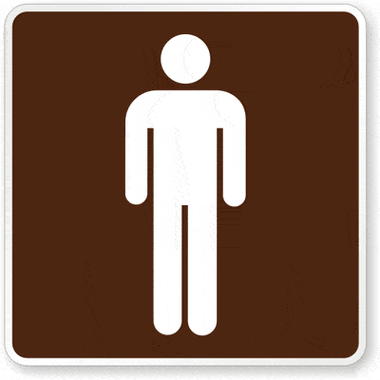 Men's Restroom Sign | Men's Bathroom Sign | Dornbos Sign and Safety