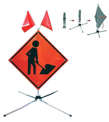 FOLD & ROLL SIGN SYSTEM from Dornbos Sign & Safety