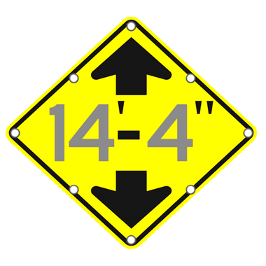 Custom Solar Blinking LED from Dornbos Sign & Safety Inc.