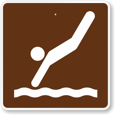 Diving Symbol Sign | Dornbos Sign & Safety, Inc.