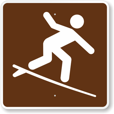 Surfing Sign | Dornbos Sign & Safety, Inc.