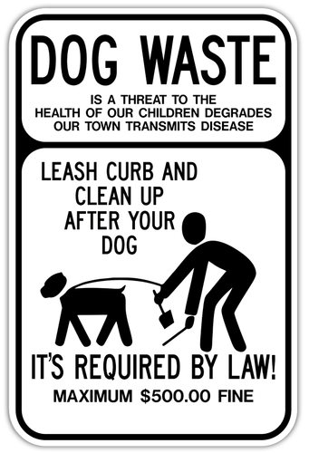 Pet Waste Signs by Dornbos Sign & Safety Inc.