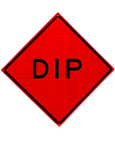 Dip Roll-Up Sign from Dornbos Sign & Safety Inc.