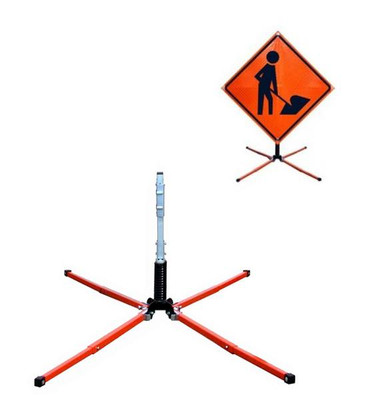 Roll-Up Construction Sign Stands from Dornbos Sign & Safety Inc.