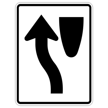 Keep Left Sign | Traffic Signs for Sale | Dornbos Sign & Safety, Inc.