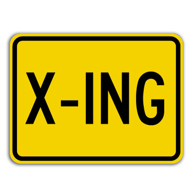 Crossing Sign | Warning Signs | Dornbos Sign & Safety, Inc.