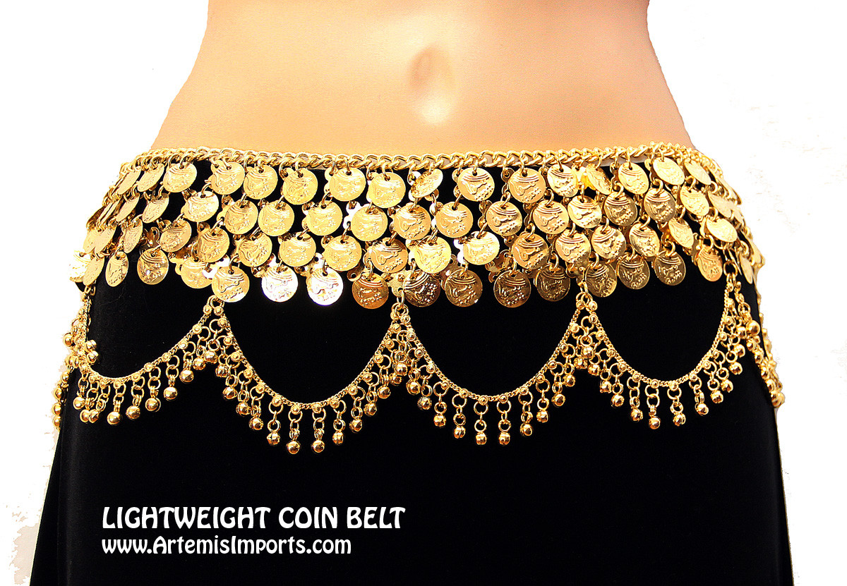 Belly Dance Hip Belt | Tribal Coin Belt | Belly Dancing Belts