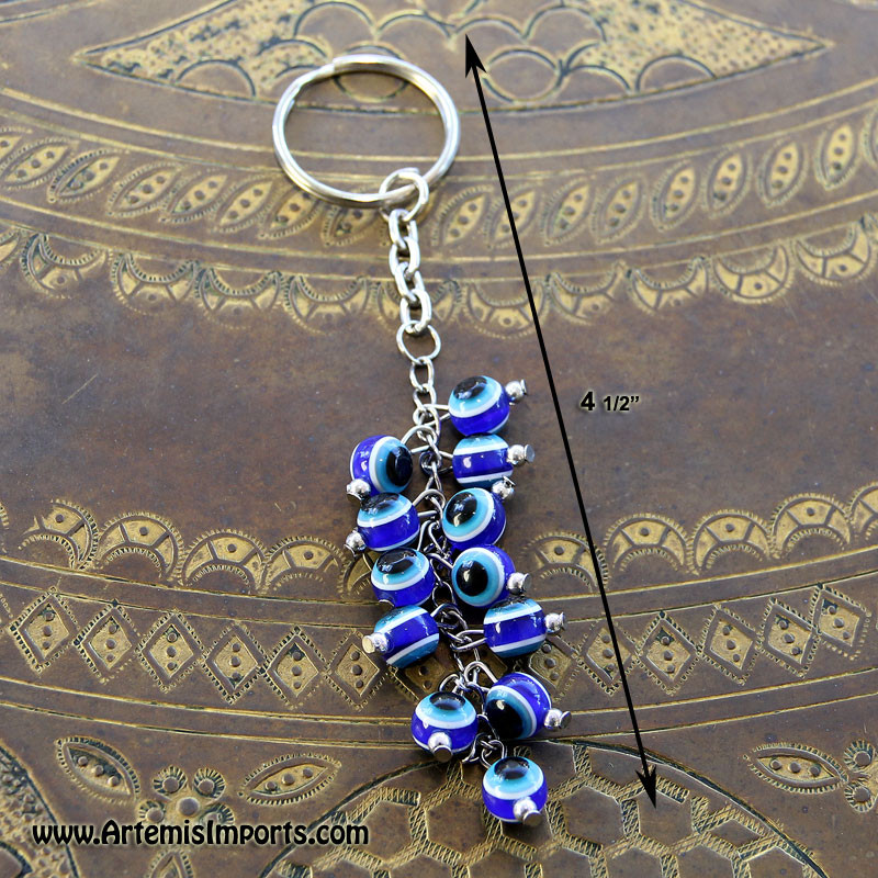 Evil Eye Cluster Key Chain