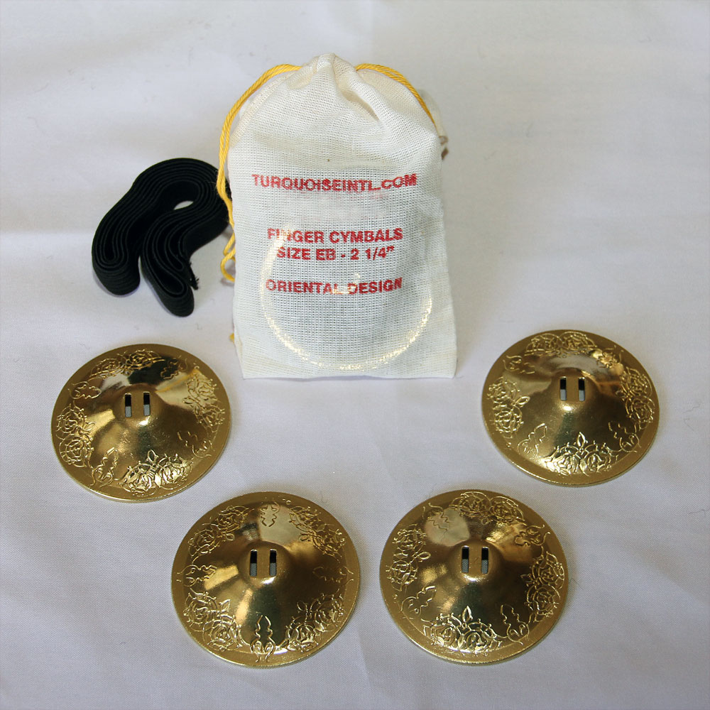 Finger Cymbals, Size Economy B (EB) Oriental - 2 ¼" Diameter ...