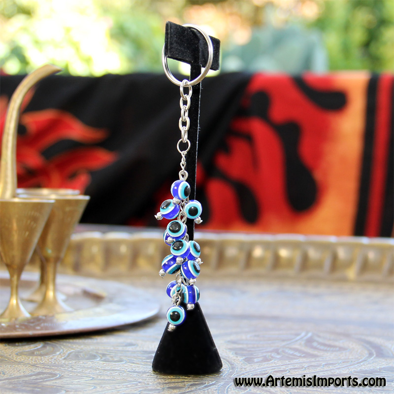 Evil Eye Cluster Key Chain