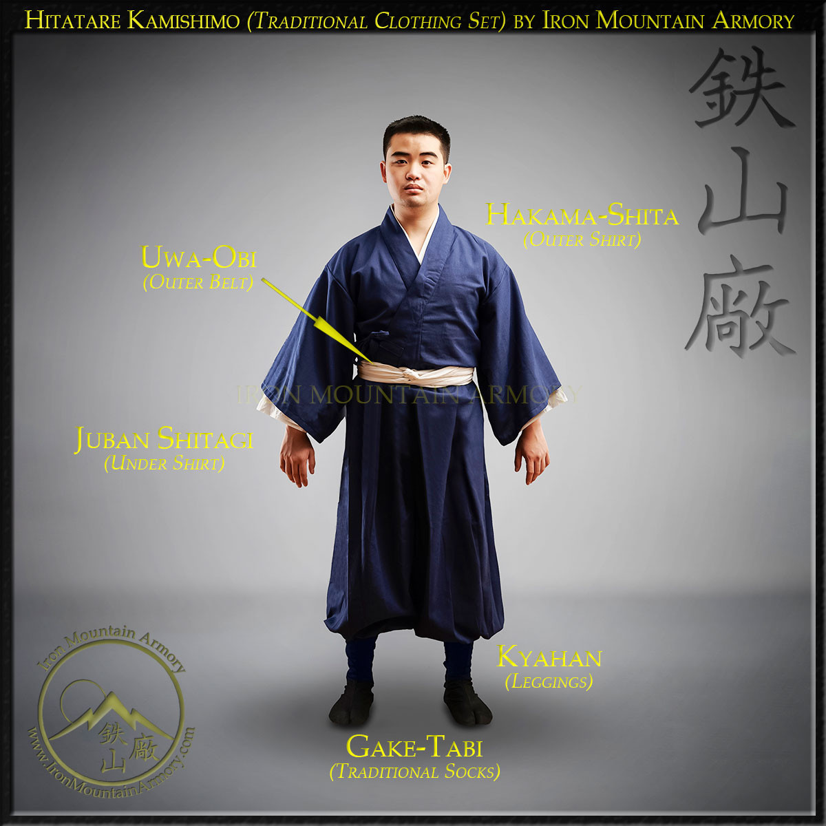 Hitatare Kamishimo - Traditional Clothing Set - Guardians Vault Australia