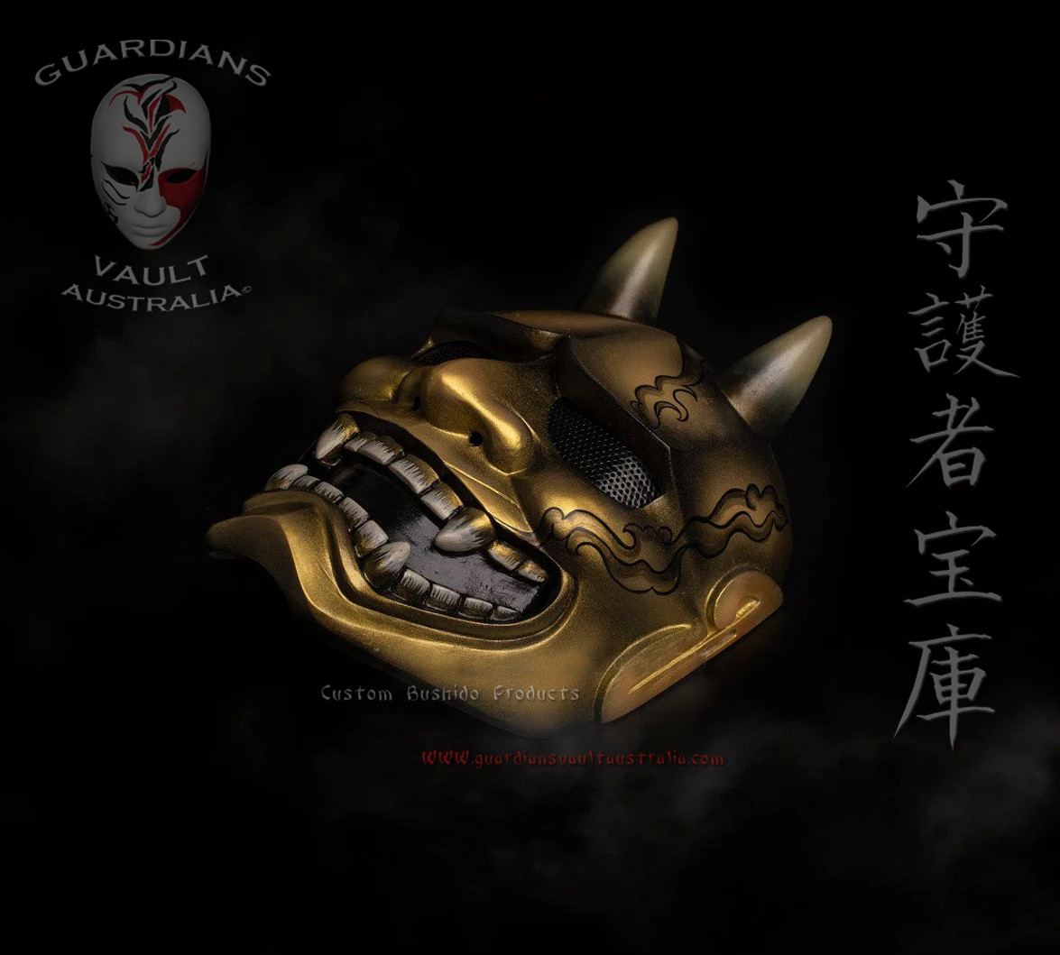 Goruden Oni Assassin - Japanese Hannya Oni Facemask - Guardians Vault ...