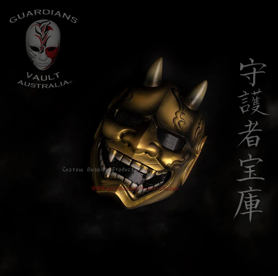 Goruden Oni Assassin - Japanese Hannya Oni Facemask - Guardians Vault ...