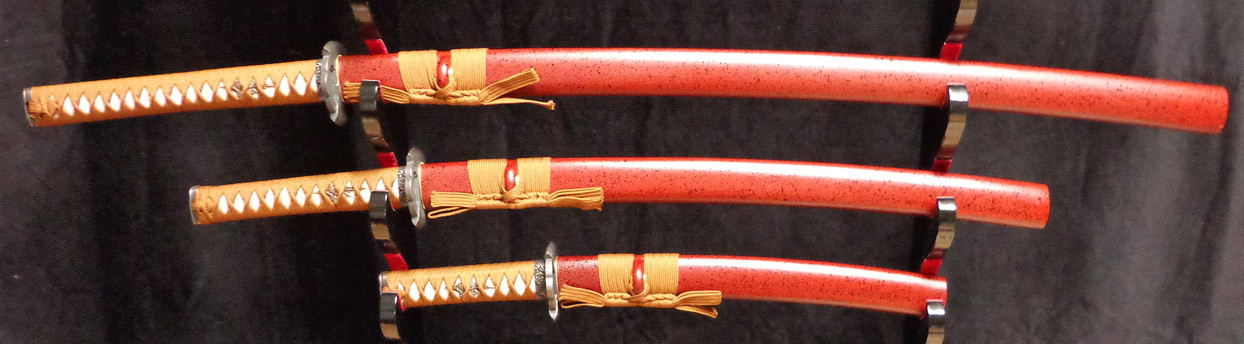 Iron Garden 1060 CS Samurai Daisho (Katana / Wakizashi / Tanto -Full ...
