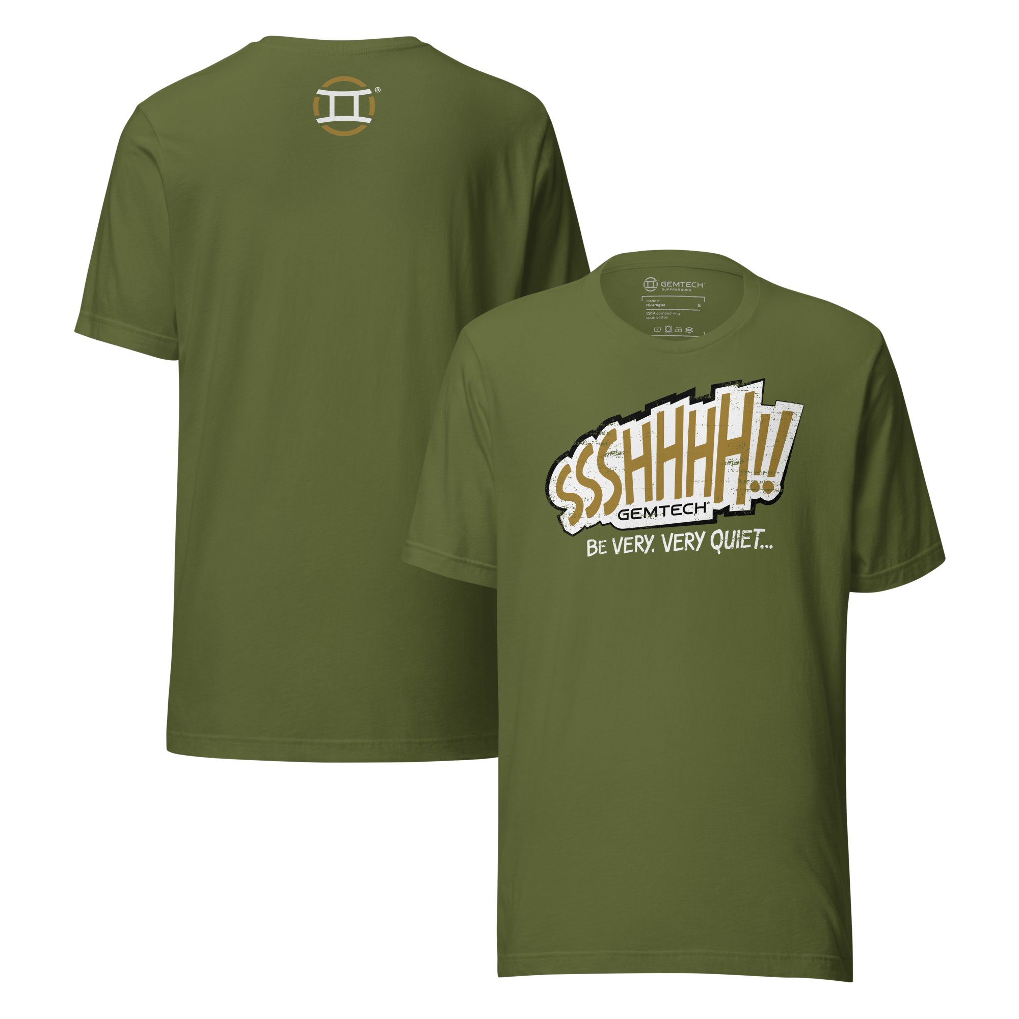 Gemtech® SSSHHHH!! Be Very Quiet Tee