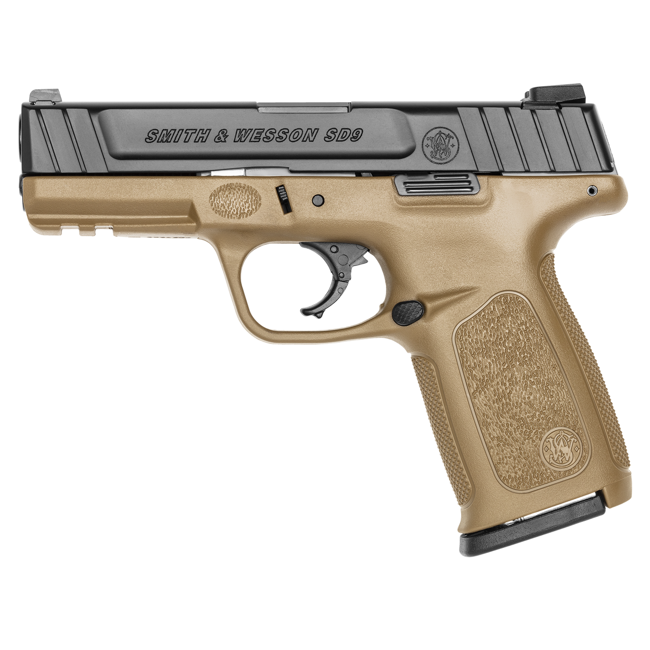 Image of [DISCONTINUED] S&W SD9 FLAT DARK EARTH FRAME FINISH