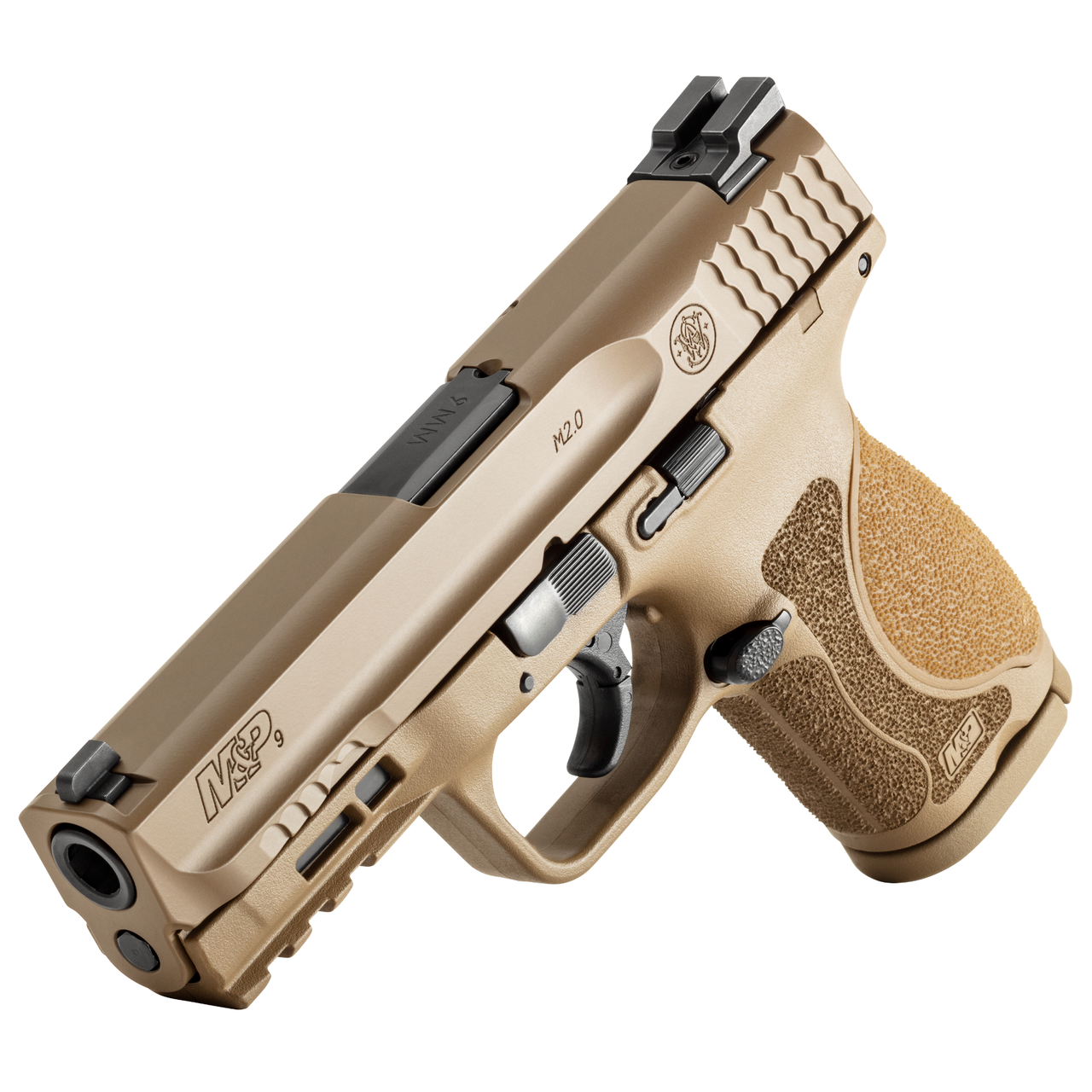 M&P®9 M2.0™ 4 INCH COMPACT NO THUMB SAFETY FLAT DARK EARTH