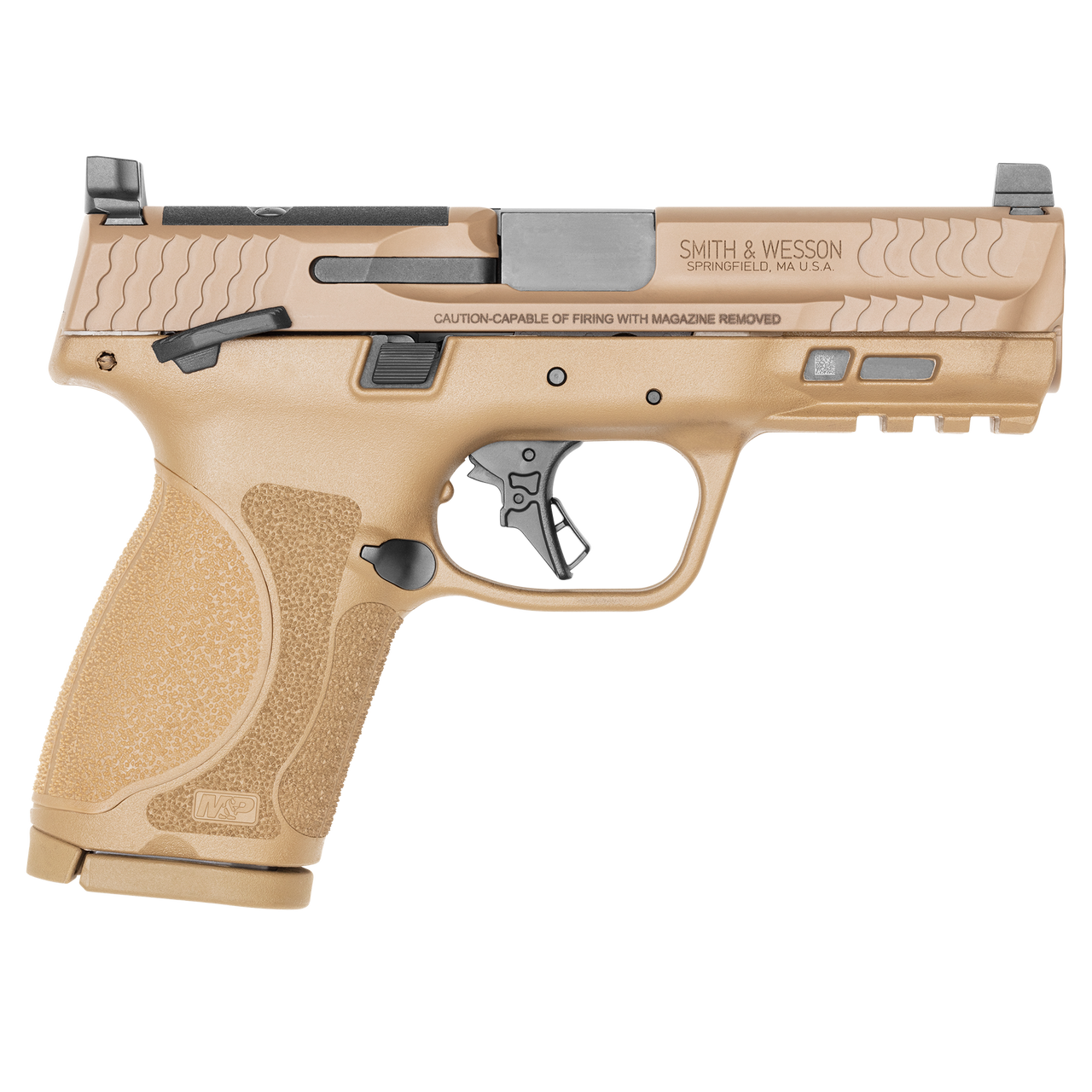 M&P®9 M2.0™ 4 INCH OPTICS READY THUMB SAFETY FLAT DARK EARTH COMPACT SERIES