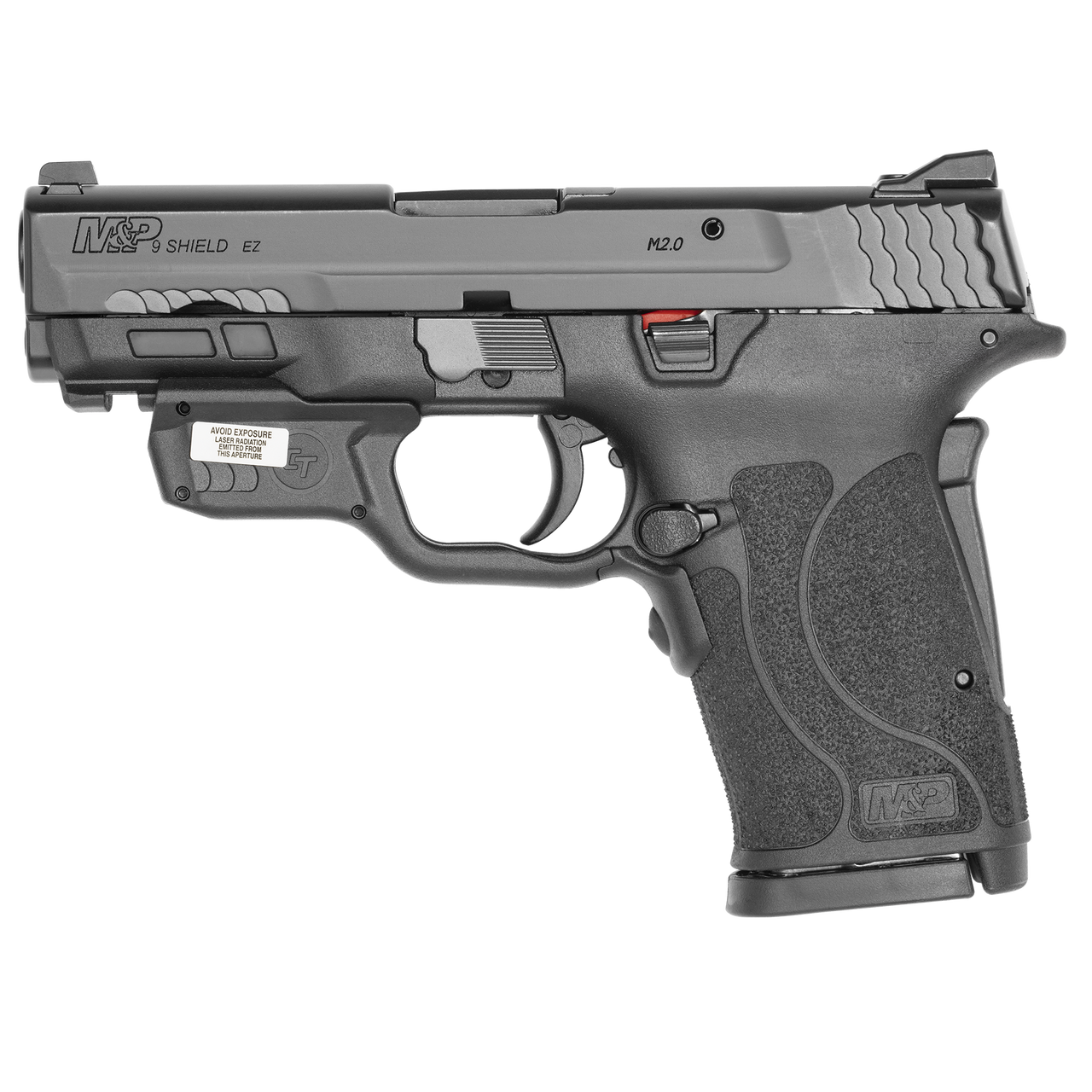 Image of M&P®9 SHIELD EZ® NO THUMB SAFETY CRIMSON TRACE® RED LASERGUARD®