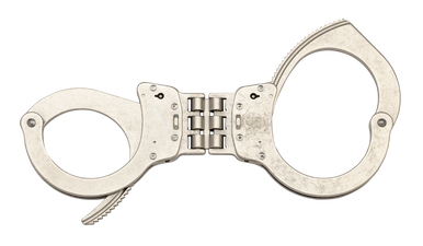 M1-1 HINGED HANDCUFF NICKEL FINISH