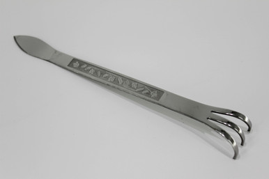 8 Inch Root Hook Tool with Red Soft Grip Handle