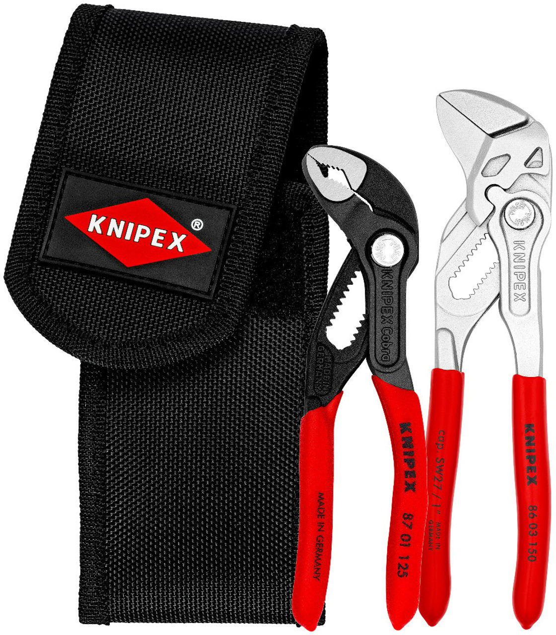 Knipex KNIP 002072V01 2pc Mini Cobra and Plier Wrench Set Atlas Machinery