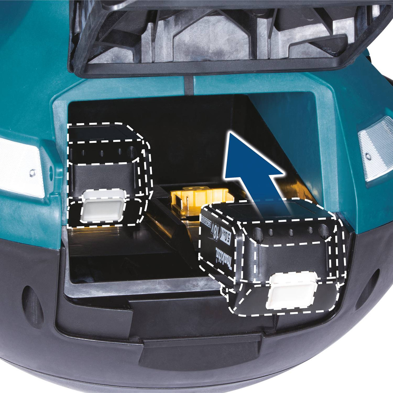 Makita MAK-DML810 18V LED Self Righting Area Work Light (Bare Tool ...