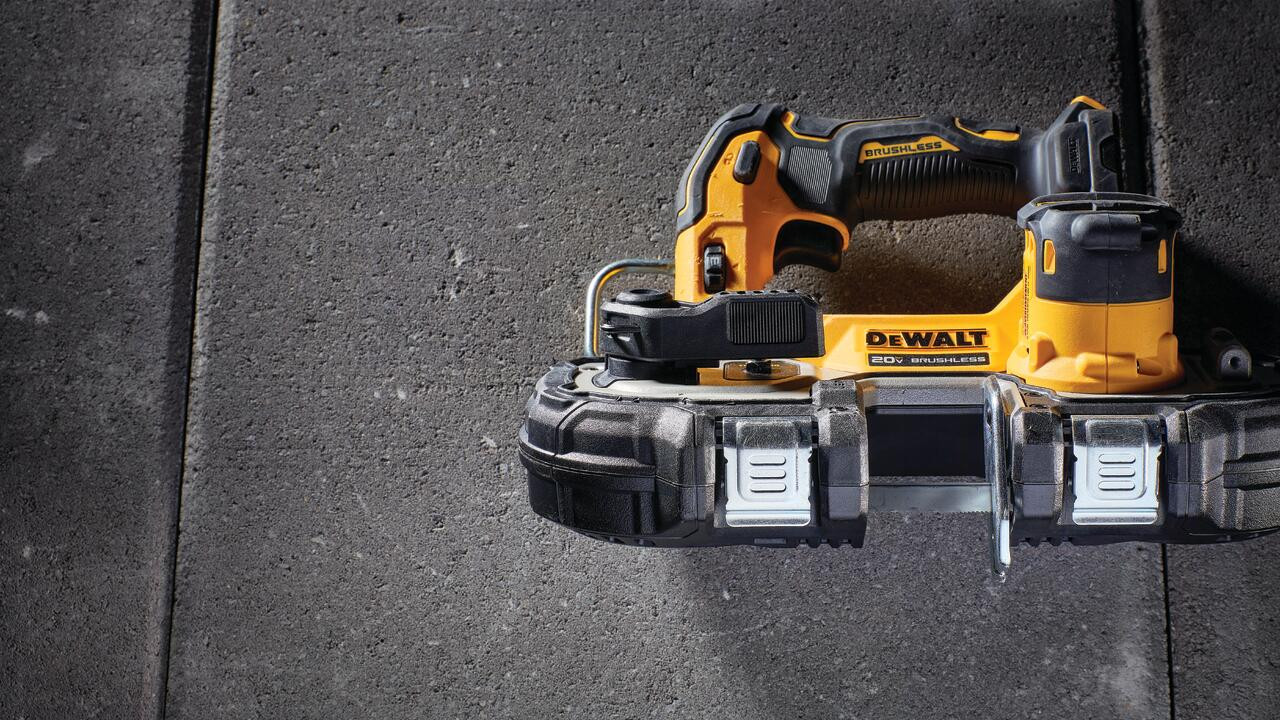 DEWALT DEW DCS377B ATOMIC 20V MAX Brushless Cordless 1 3 4in Sub Compact Bandsaw Bare Tool Atlas Machinery