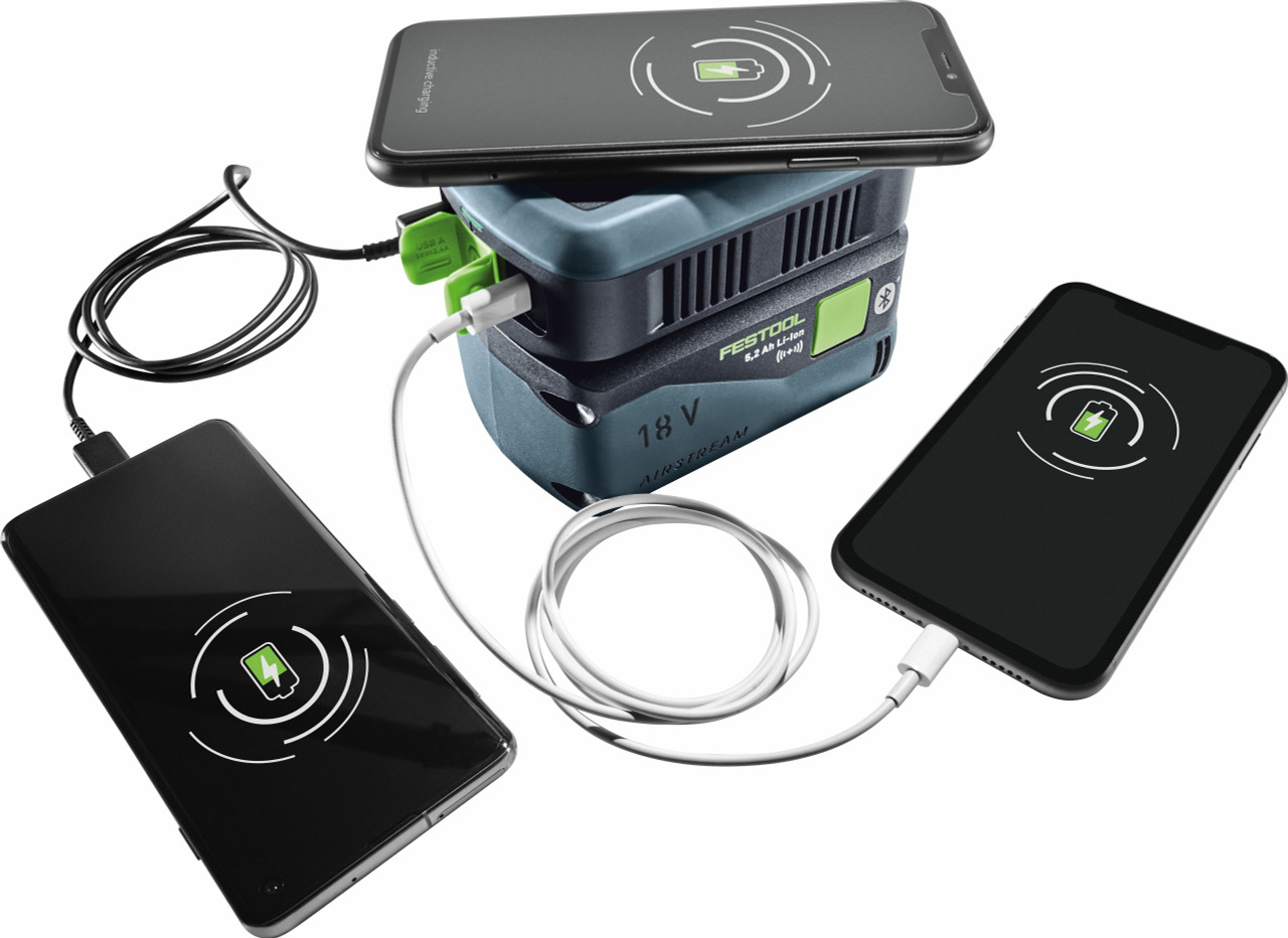 Festool FES-577155 PHC 18 Wireless & USB Phone Charger - Atlas-Machinery